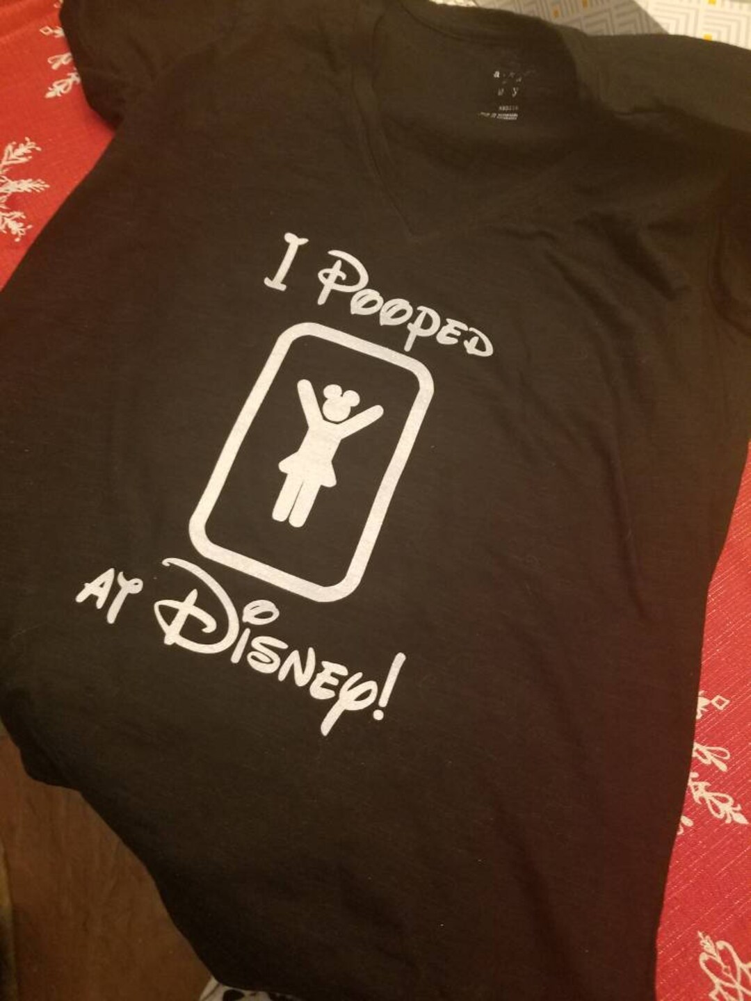 Custom Pooped in Disney T-shirt - Etsy