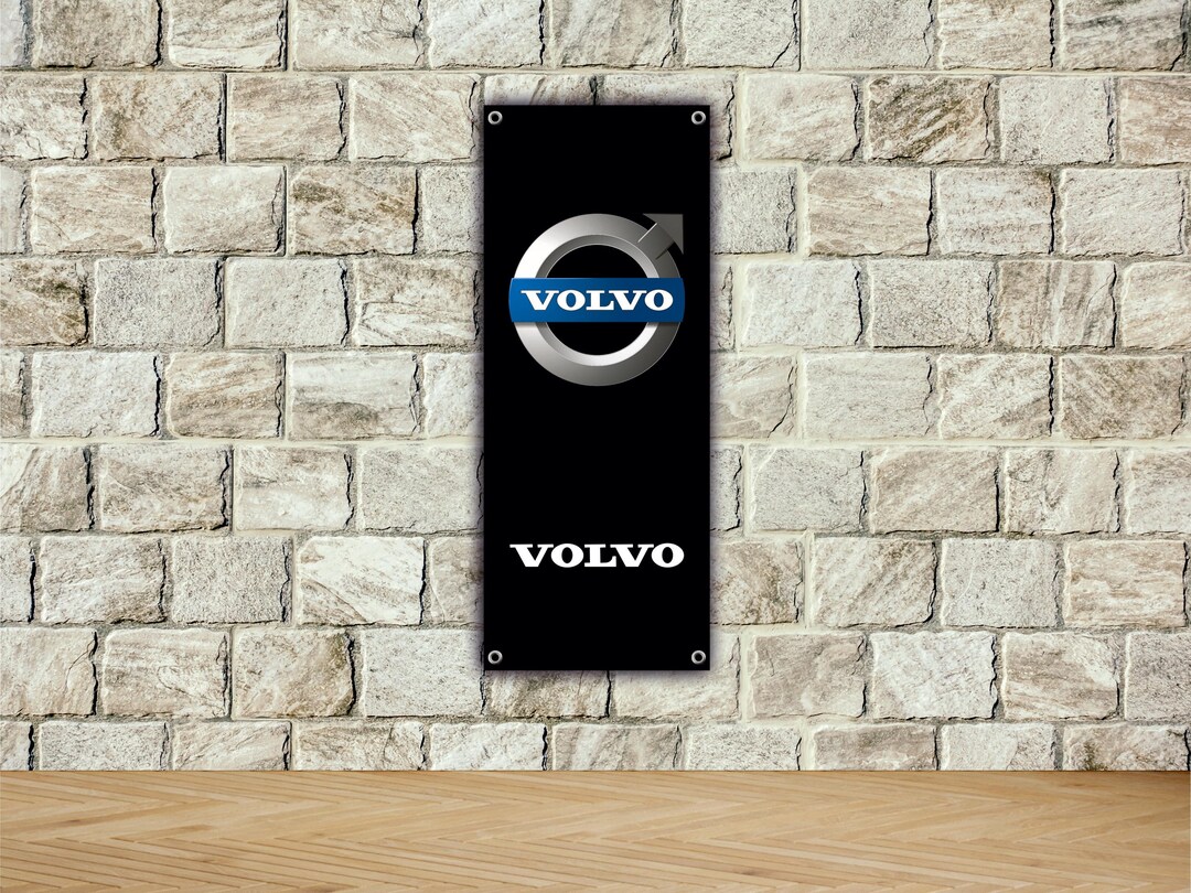 VOLVO Logo Banner Vinly, Garage Sign, Office or Showroom, Flag , Racing ...