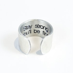 Recovery Rings Addiction Recovery Stay Strong You'll - Etsy