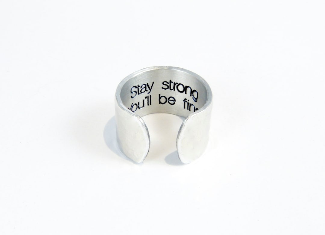 Recovery Rings Addiction Recovery Stay Strong You'll - Etsy