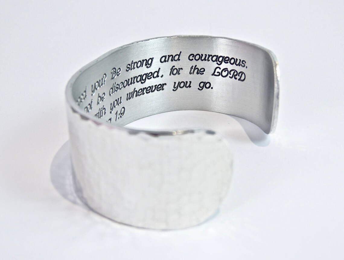 Christian Jewelry | Have I Not Commanded You? Be Strong and Courageous ...