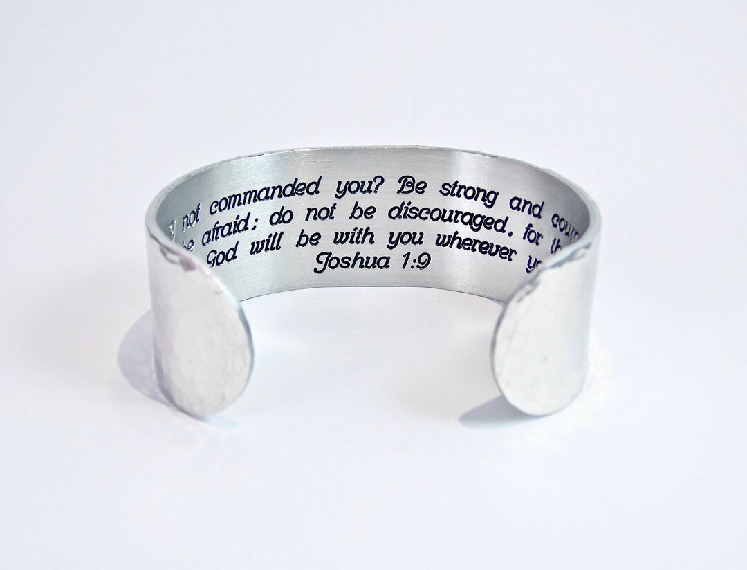 Christian Jewelry | Have I Not Commanded You? Be Strong and Courageous ...