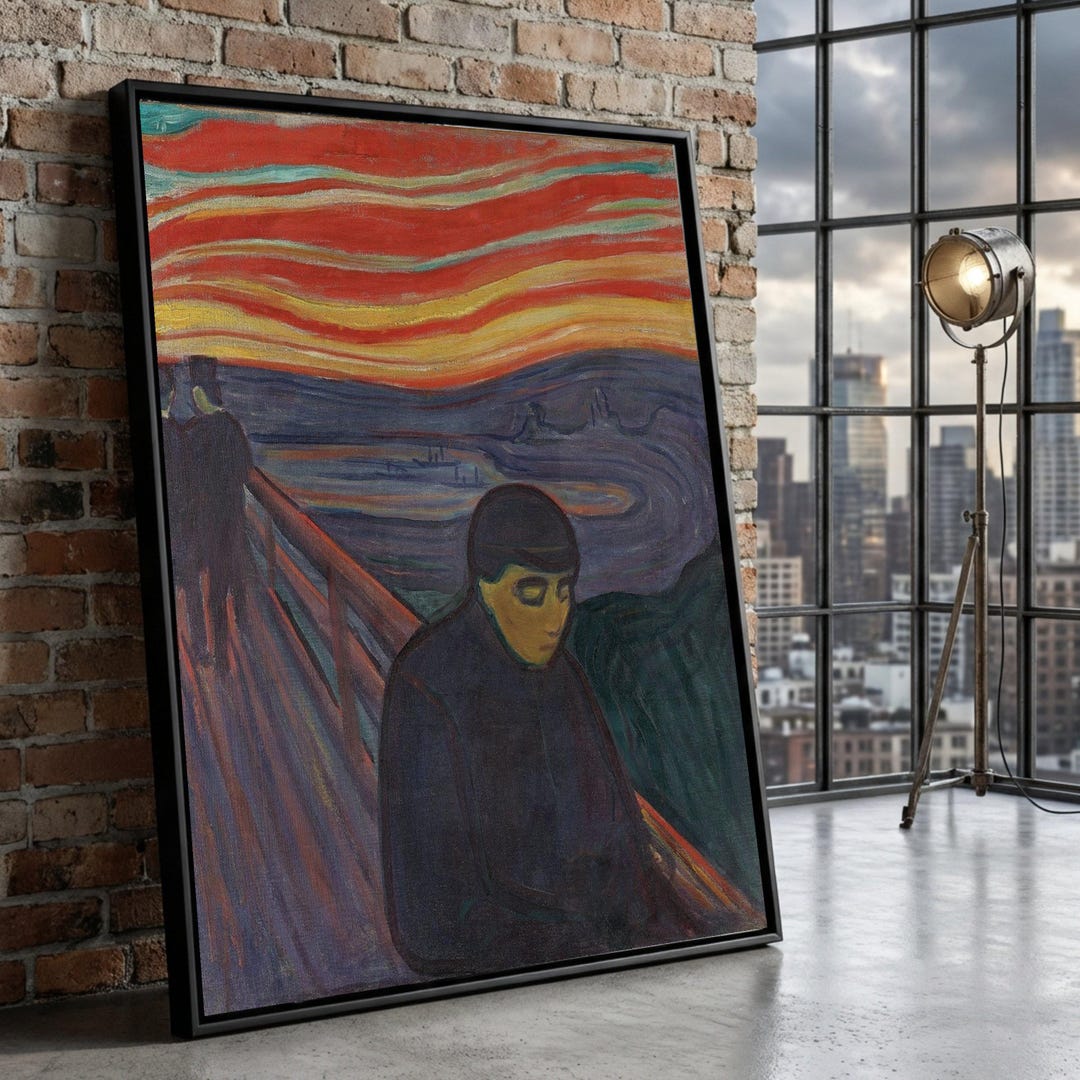 Edvard Munch the Scream Canvas Print, Expressionism Art, Ready to Hang ...