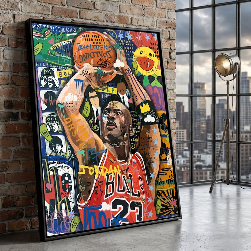 Michael Jordan Glass Art - Etsy