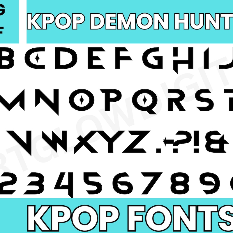 Huntrix Font - Etsy