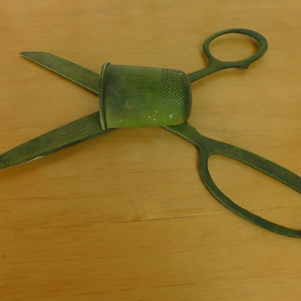 Metal Scissors Art - Etsy