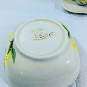 Vintage 40s WEIL WARE California Pottery Dinnerware, Malay Blossom ...