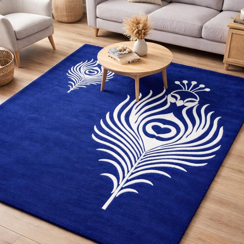 Tufted Feather Rug - Etsy