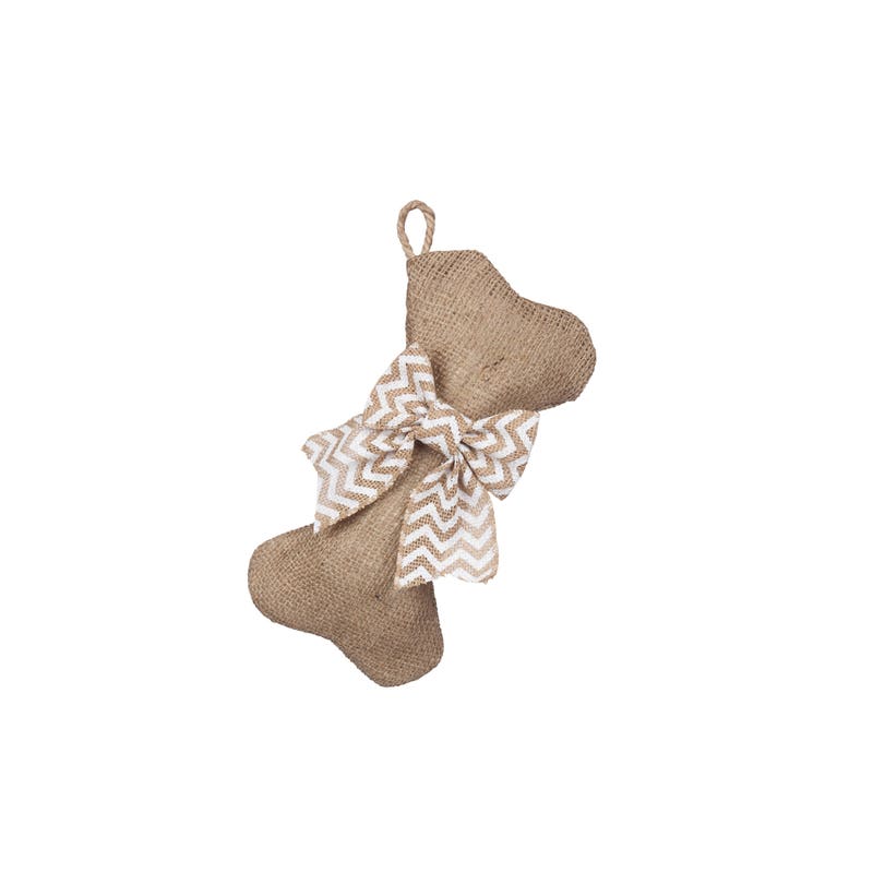 Burlap Dog Stocking - Etsy