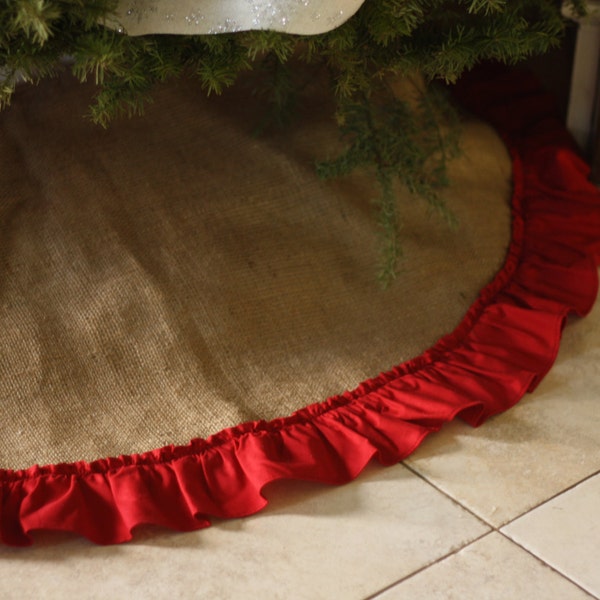 Burlap Tree Skirt - Etsy