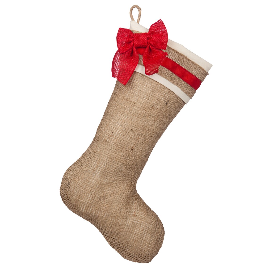 Burlap Stockings Matching Set of 5 Family Christmas | Etsy