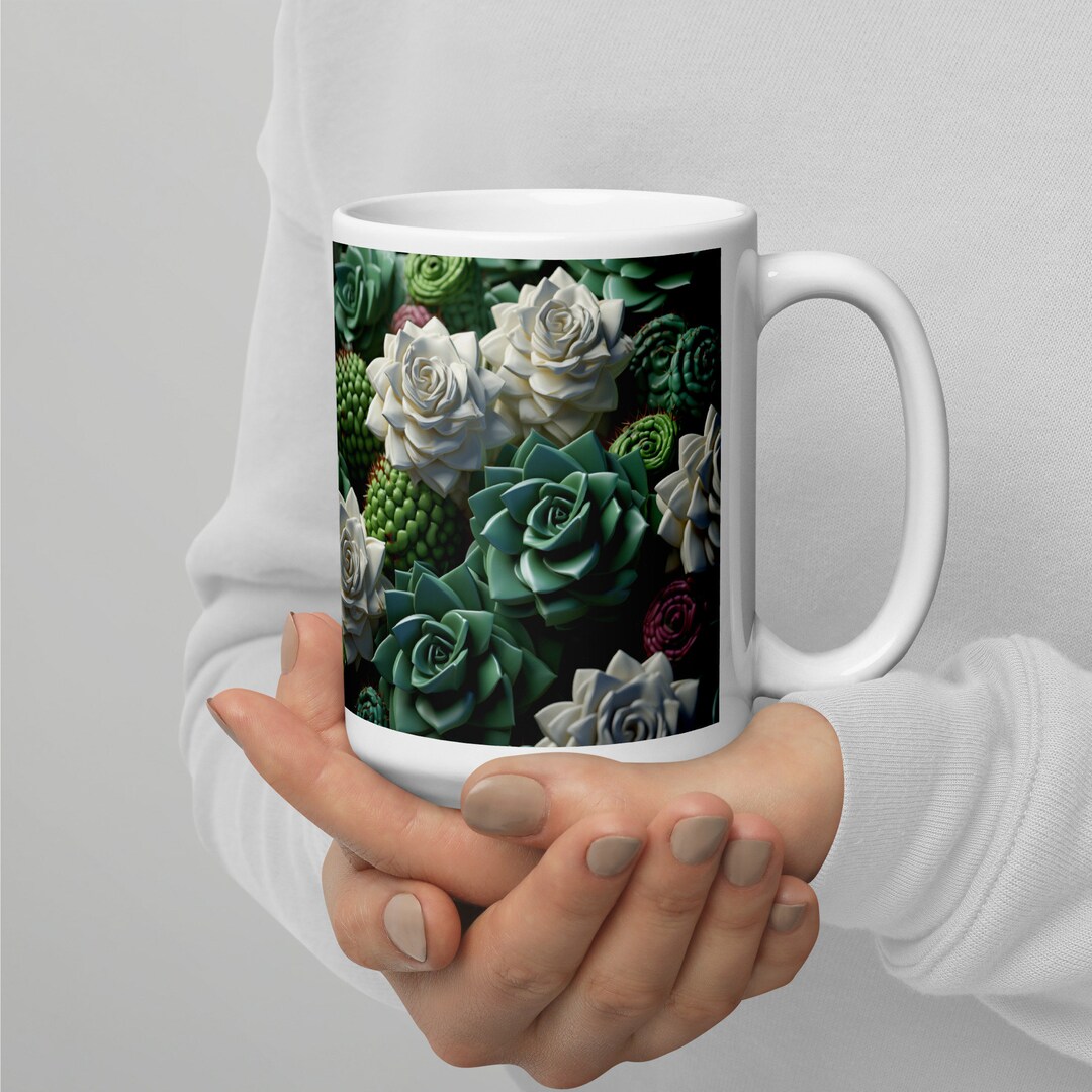 Cactus, Succulents, Desert Decor, Desert Gift 15oz. FREE SHIPPING - Etsy