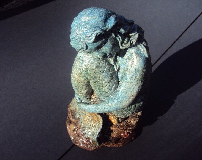Statuary Stone Mermaid - Etsy