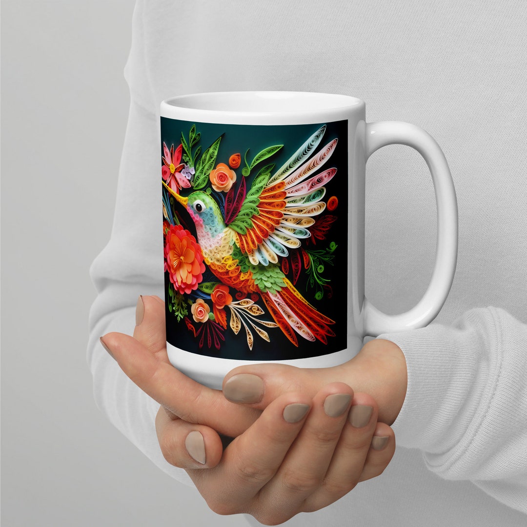 Hummingbird Custom Mug, Bird Mug, Bird Gift, Custom Gifts, Bird Watcher ...