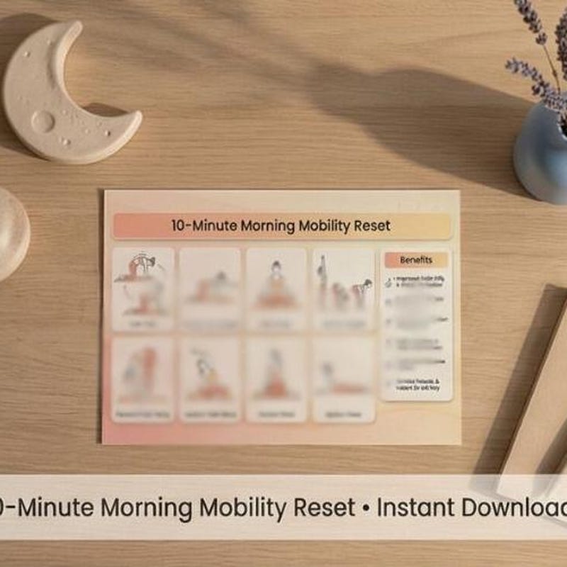 Morning Stretches Poster - Etsy
