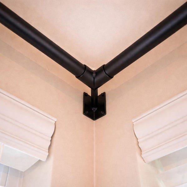 Corner Curtain Rod - Etsy