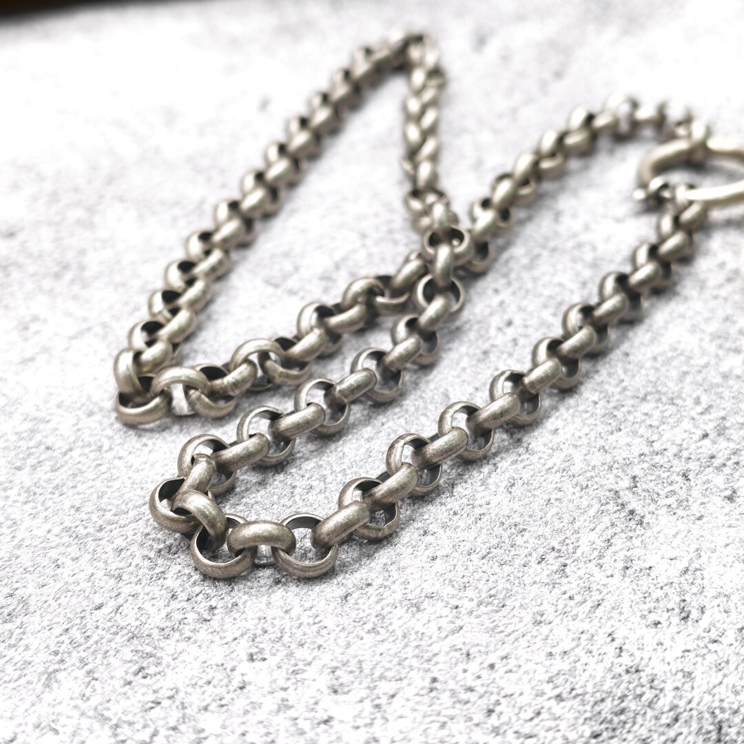 S925 Sterling Silver Rolo Chain Necklace - Etsy