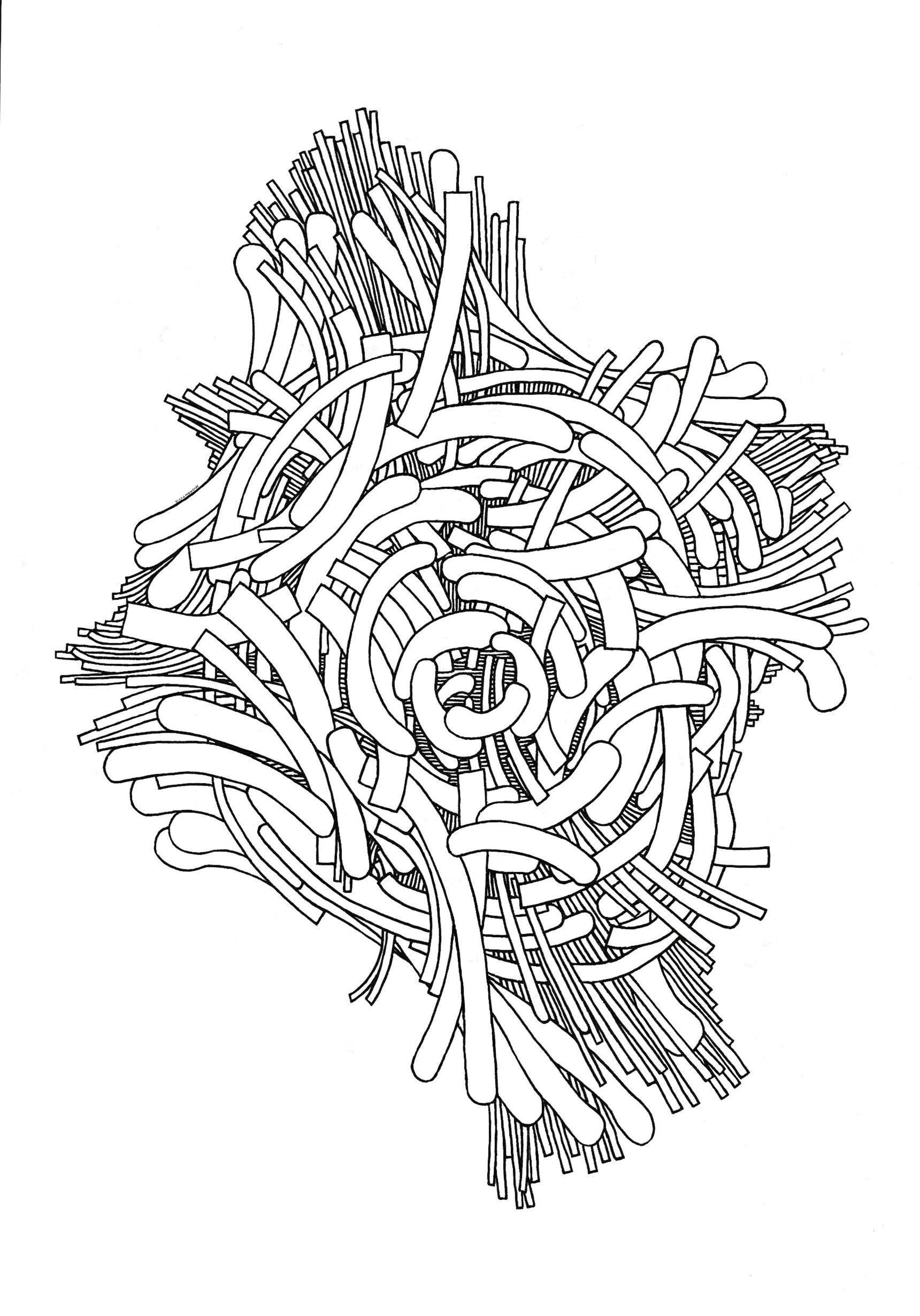 Line Drawing No.25 Downloadable Image for Colouring - Etsy