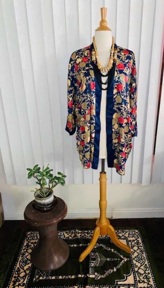 boho vintage 80s navy - Gem