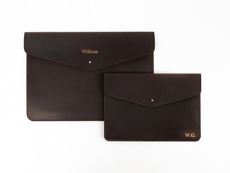 Leather Document Folder | Personalized Leather File Holder - Etsy