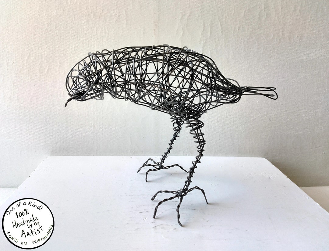 NANDINE - Original Wire Bird Sculpture, Completely Handmade and One of ...