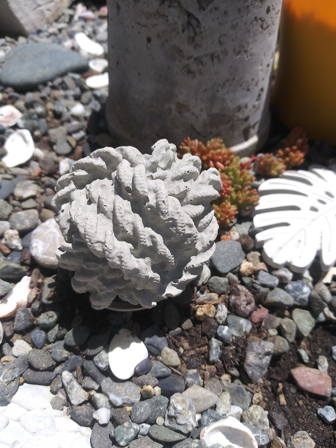 Concrete Rope Knot Cement Art Sculpture Indoor or Outdoor Garden Art ...