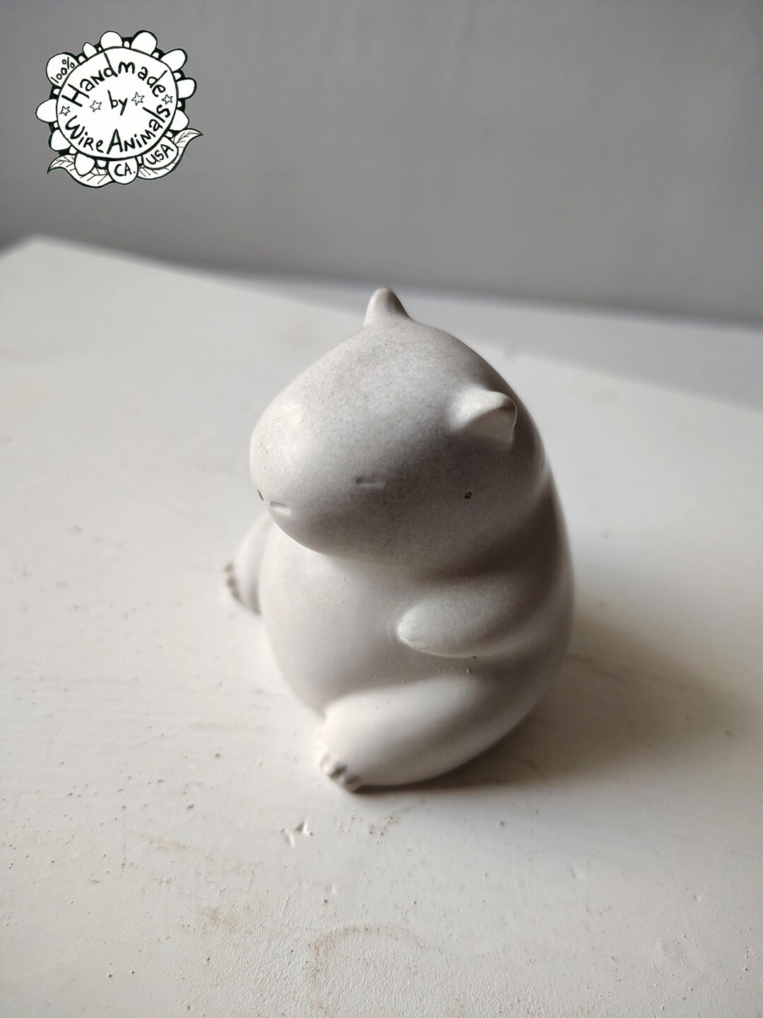 Sleepy Capybara - Concrete Art Sculpture - Indoor or Outdoor Garden Art ...
