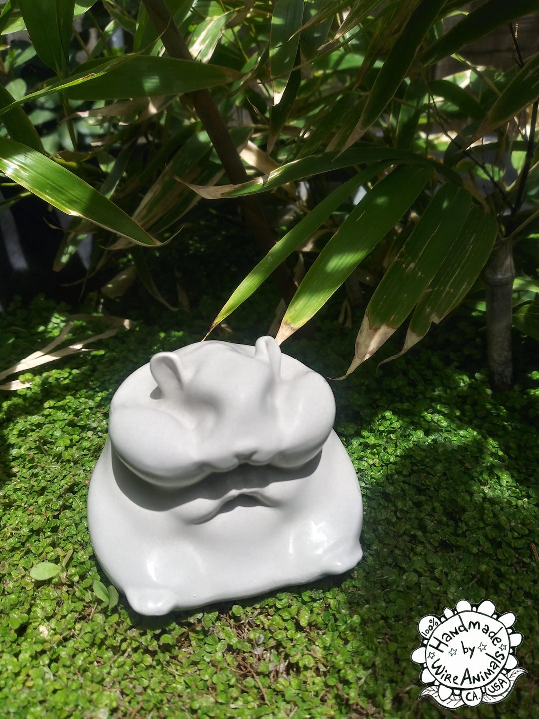 Fat Hamster - Life Sized Concrete Sculpture - Garden Art, Animal Statue ...