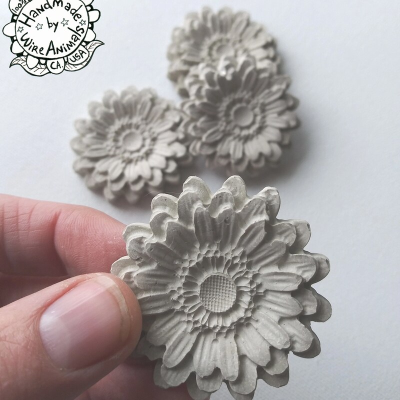 Concrete Flower - Etsy