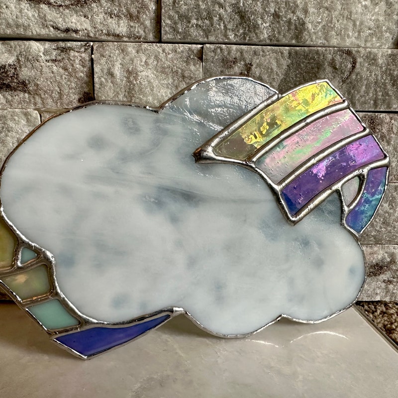 Stained Glass Cloud - Etsy