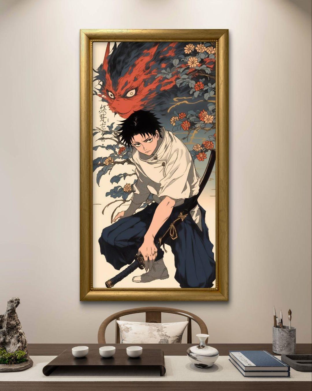 Anime Wall Art Printable – Anime Room Decor Digital Download, Otaku ...