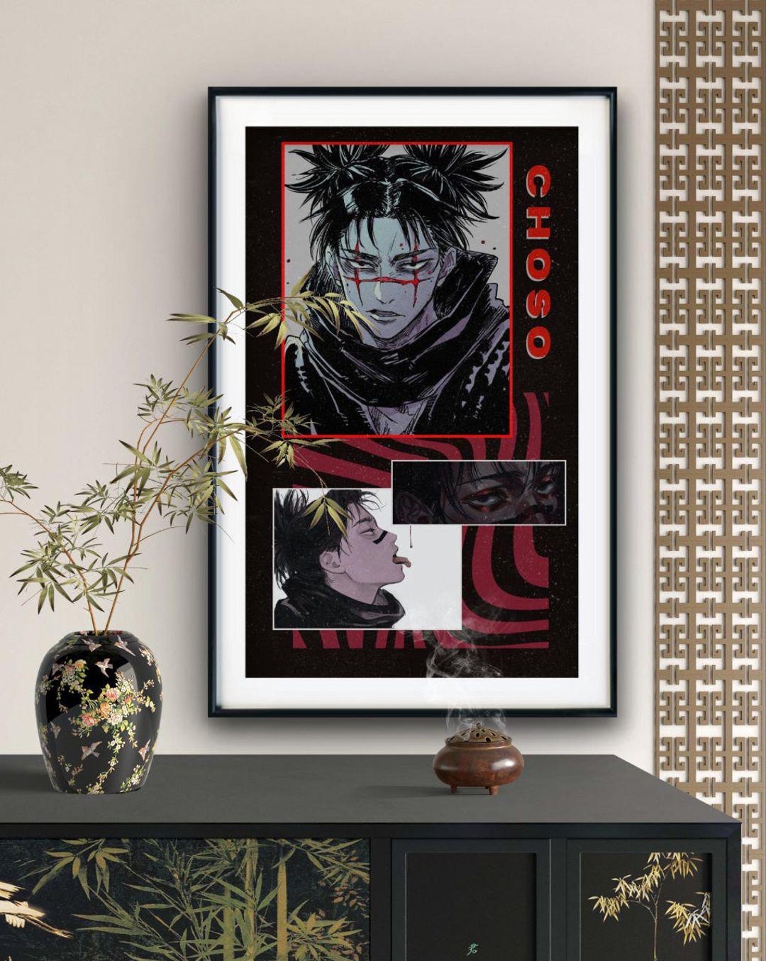 Anime Wall Art Printable – Anime Room Decor Digital Download, Otaku ...