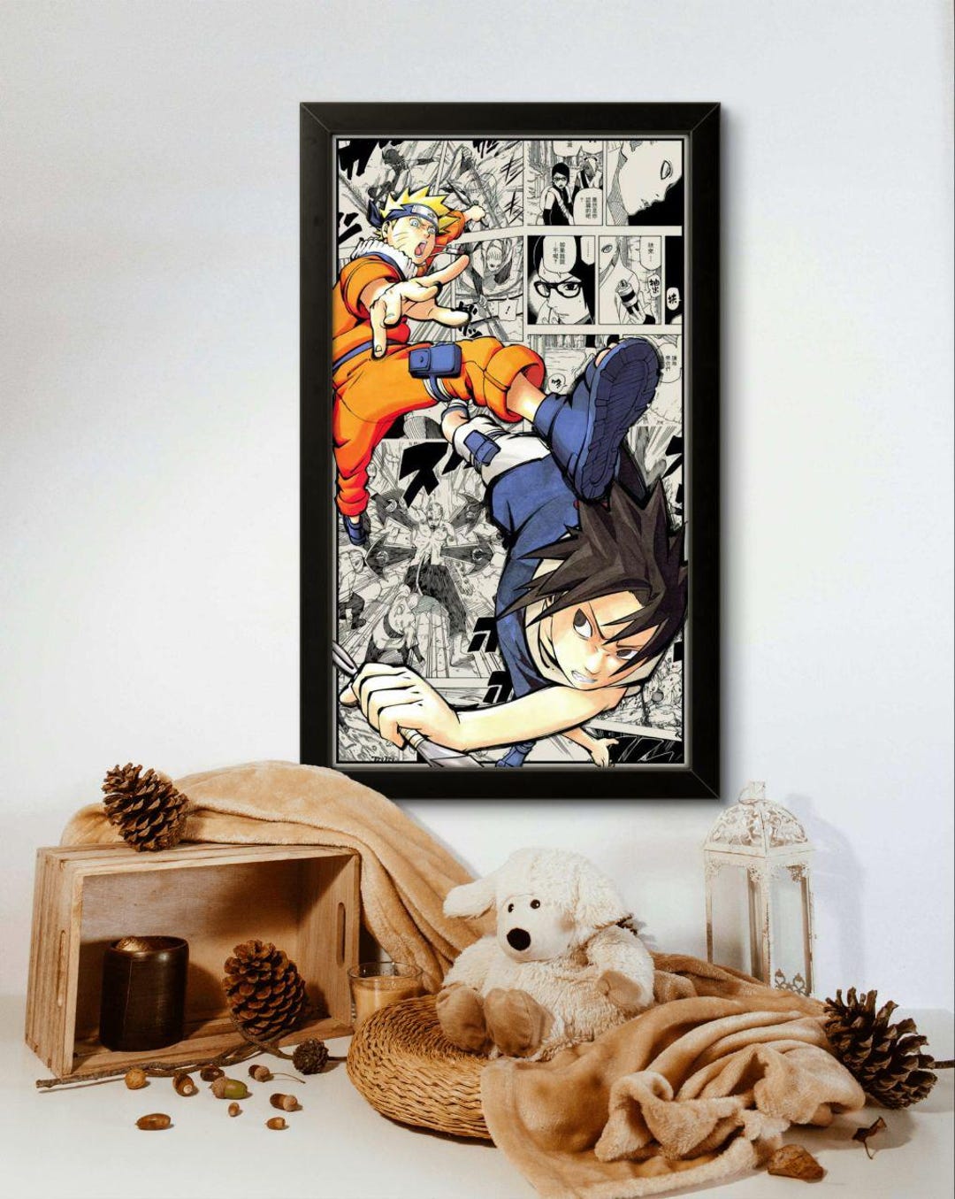 Anime Wall Art Printable – Anime Room Decor Digital Download, Otaku ...