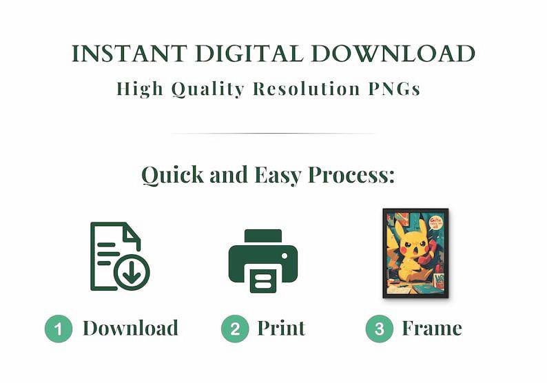 Anime Wall Art Printable – Anime Room Decor Digital Download, Otaku ...