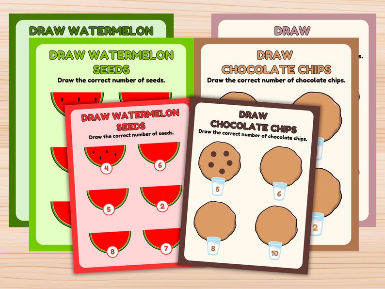 Preschool Counting Worksheets 0–10 | Ages 3–5 Pre-k | Colorful Count ...