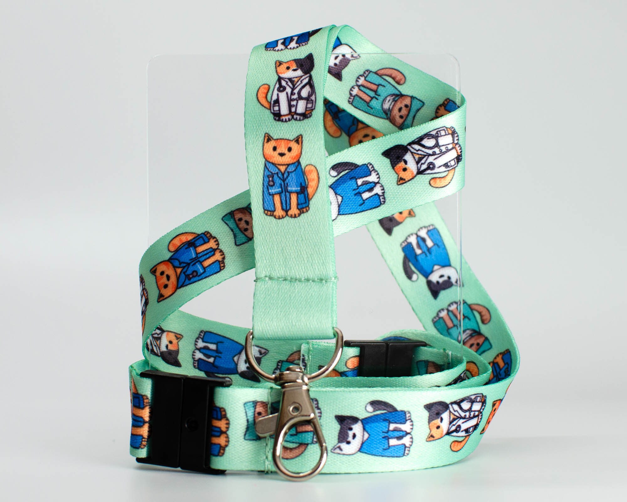 Medical Cats Lanyard Doctor Nurse Vet Surgeon Cat - Etsy