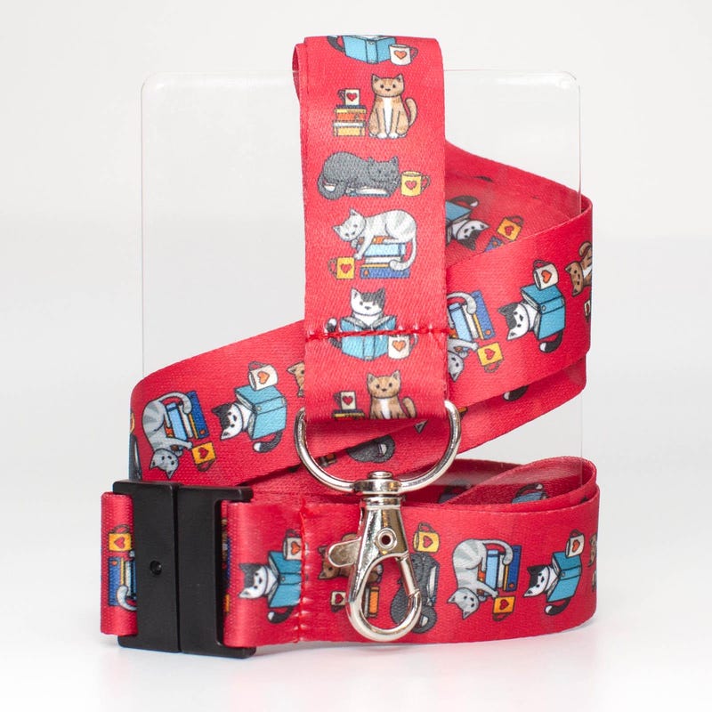 Lanyard Cat Books - Etsy UK