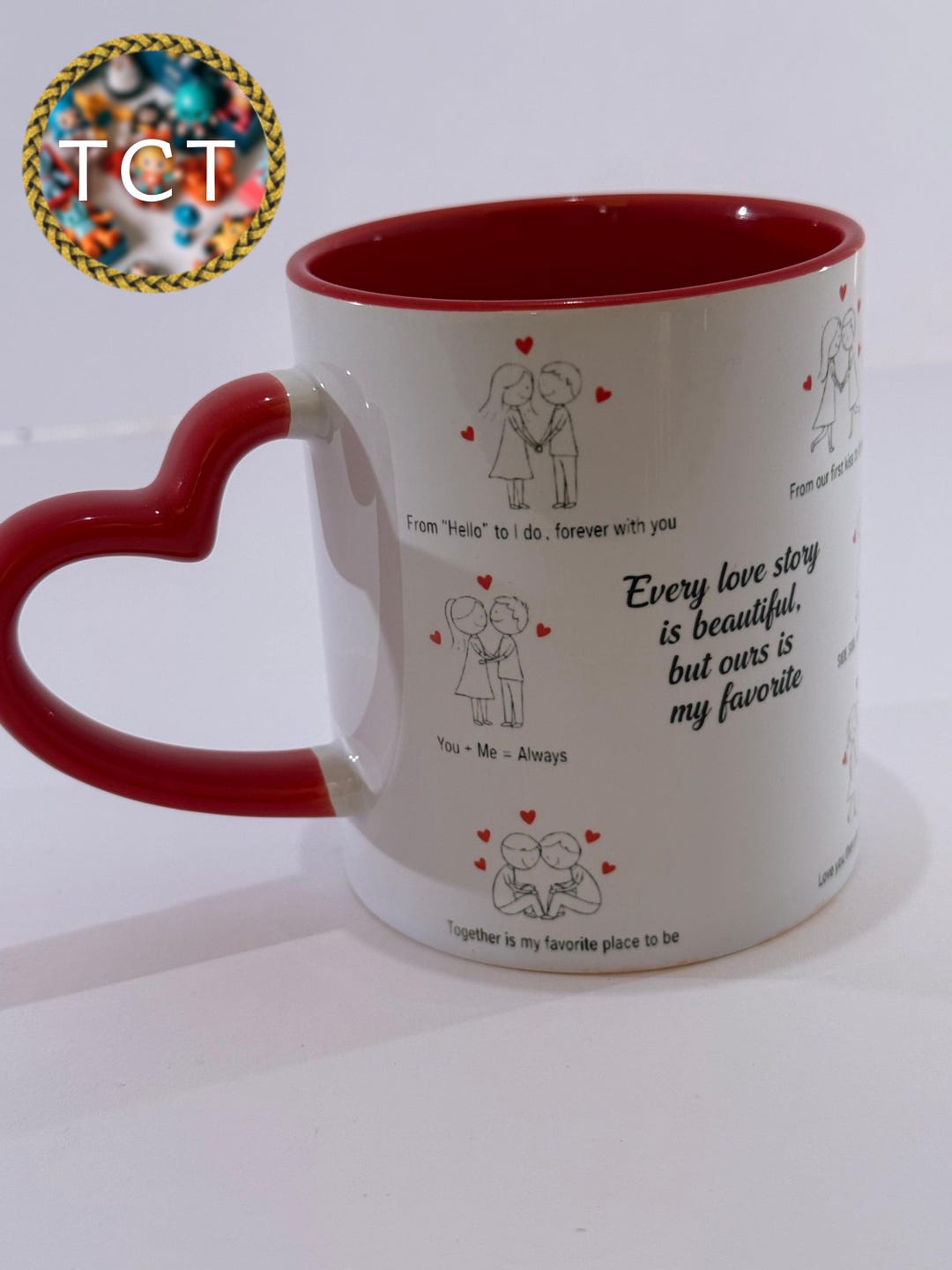 Romantic Couple Mug - "every Love Story is Beautiful but Ours is My ...