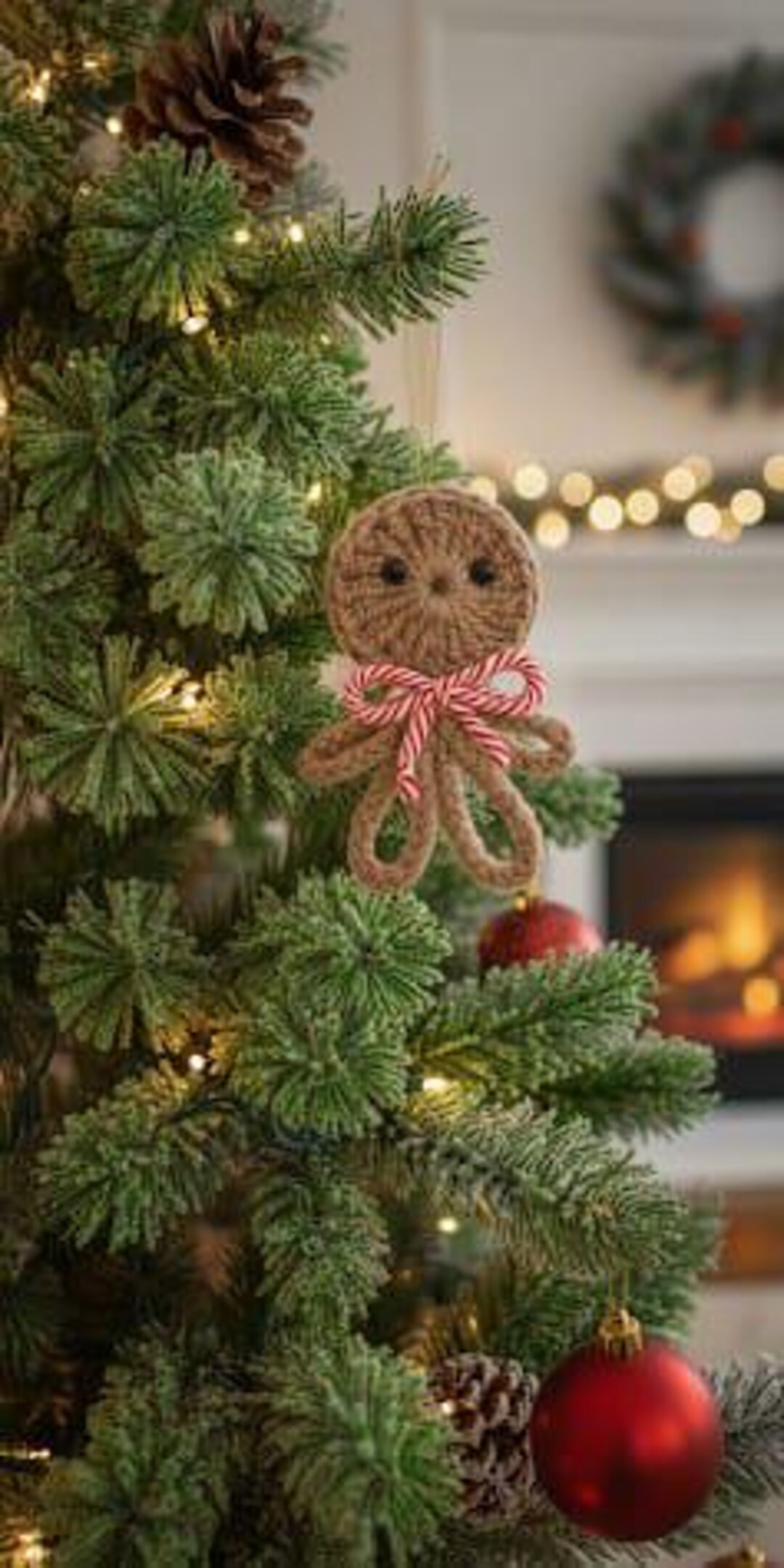 Gingerbread Ornament Crochet Pattern – Christmas PDF - Etsy