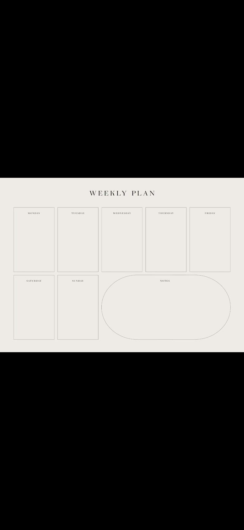 Weekly Focus Planner Printable | Weekly Priority Planner | Minimal ...