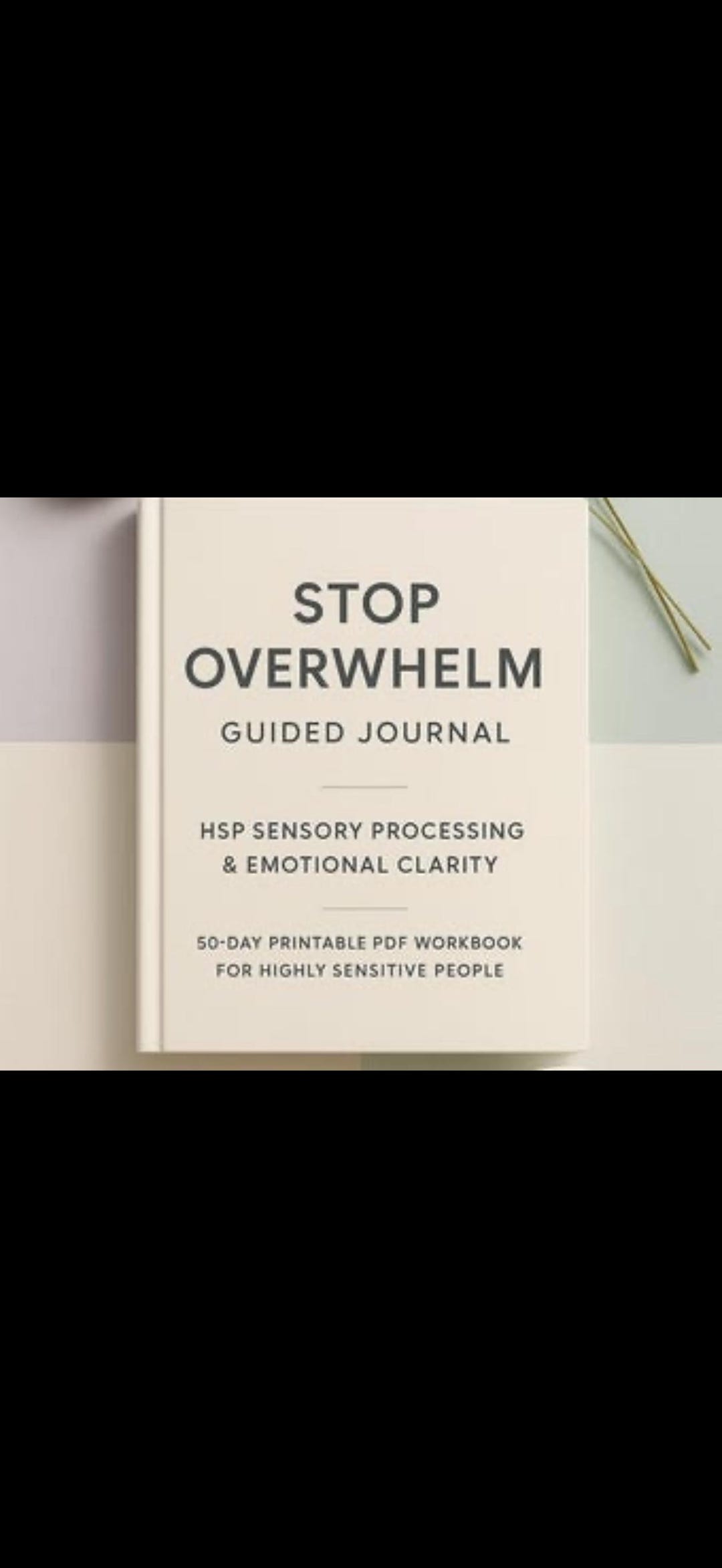 Return to Baseline Worksheet | Calm Overstimulation & Regain Emotional ...