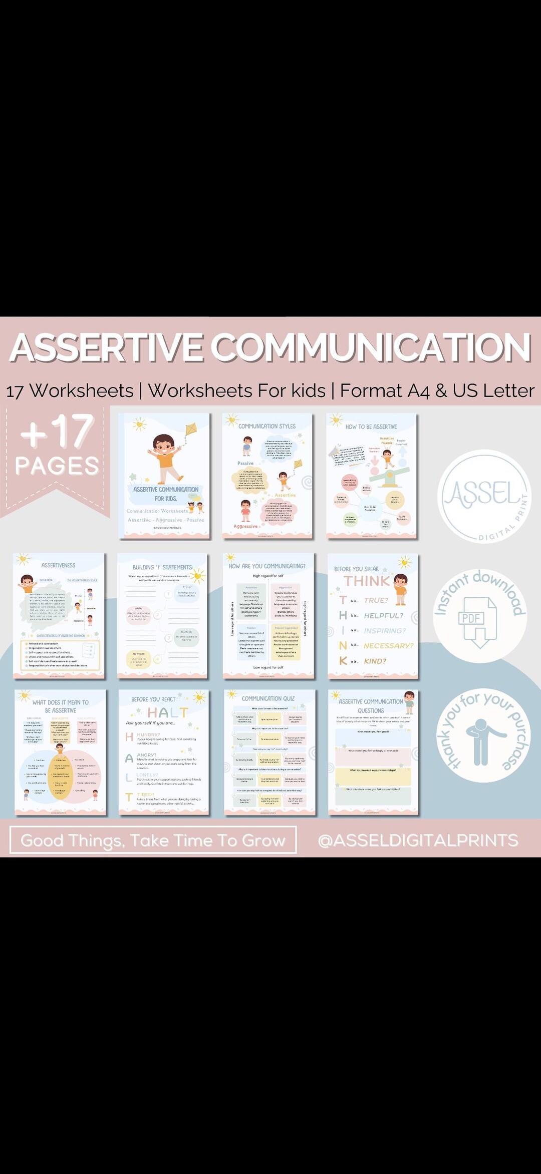 Assertive Communication Bundle | Speak up Clearly & Handle Pushback ...
