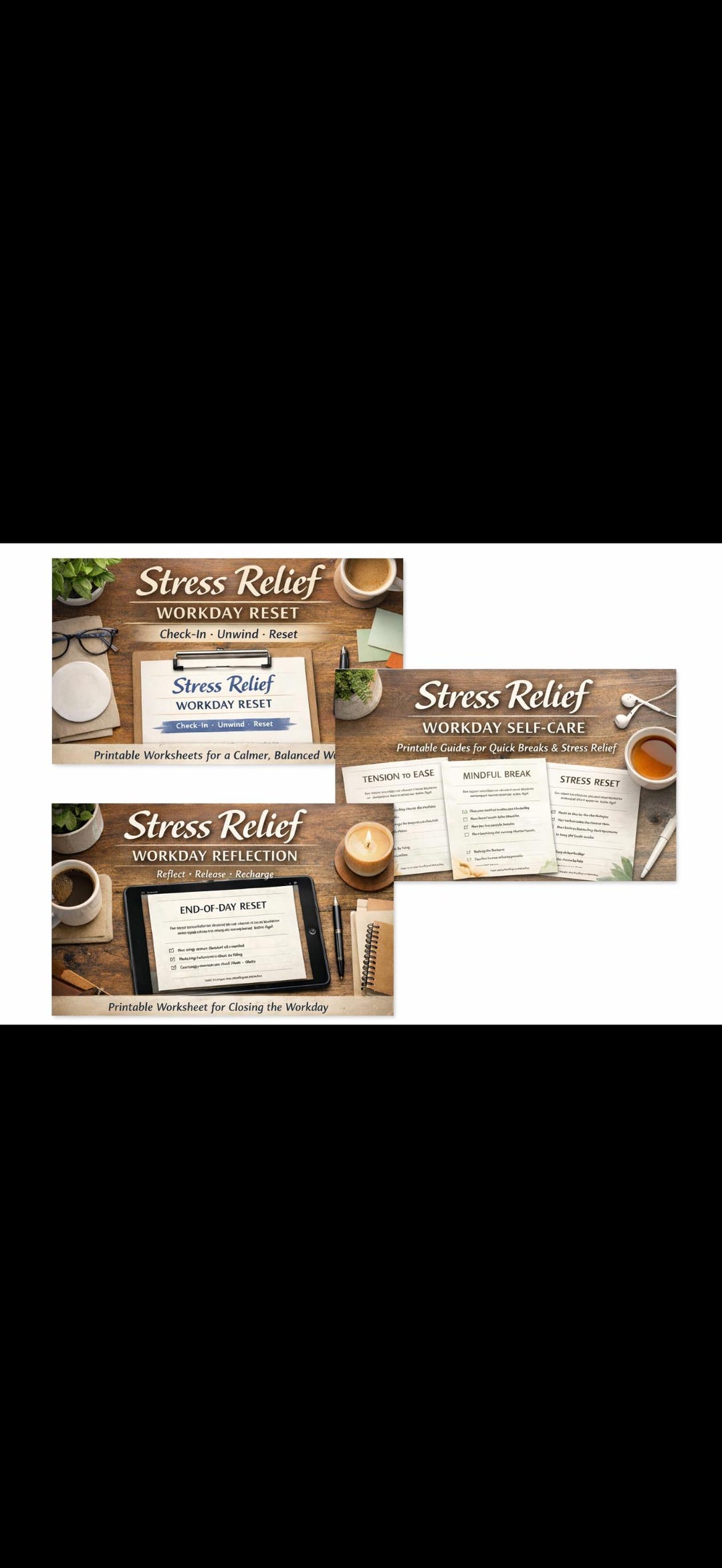 Workday Stress Integration Worksheet | Build Calm Work Habits ...