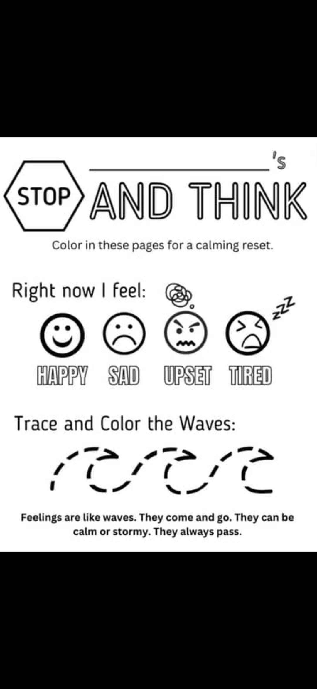 Mental Reset Worksheet | Clear Mental Noise | Calm Notes Printable PDF ...