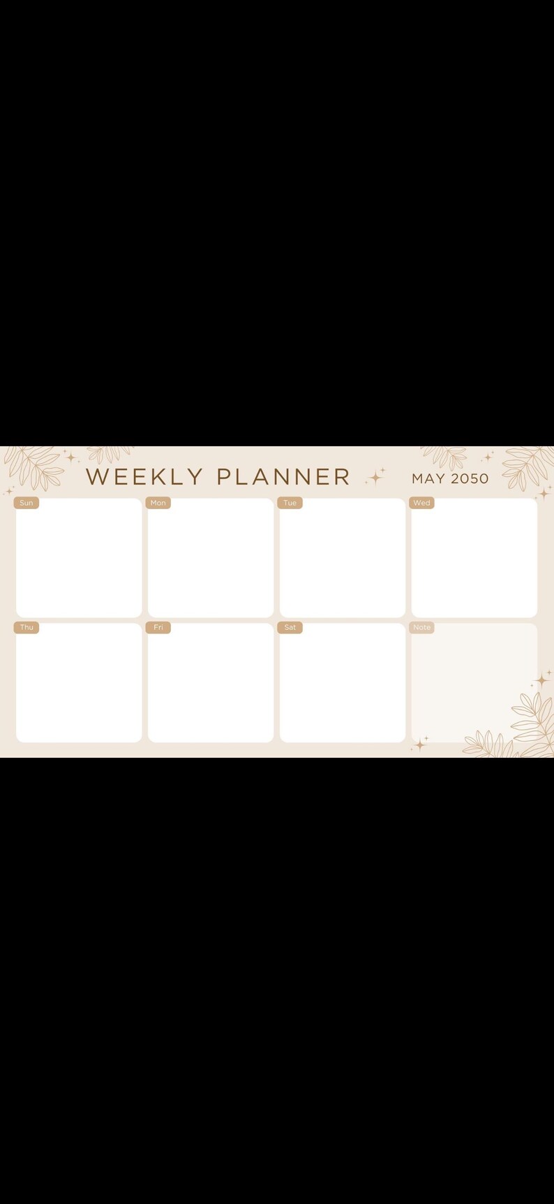 Weekly Evening Routine Planner Printable Minimal Night Planner PDF ...