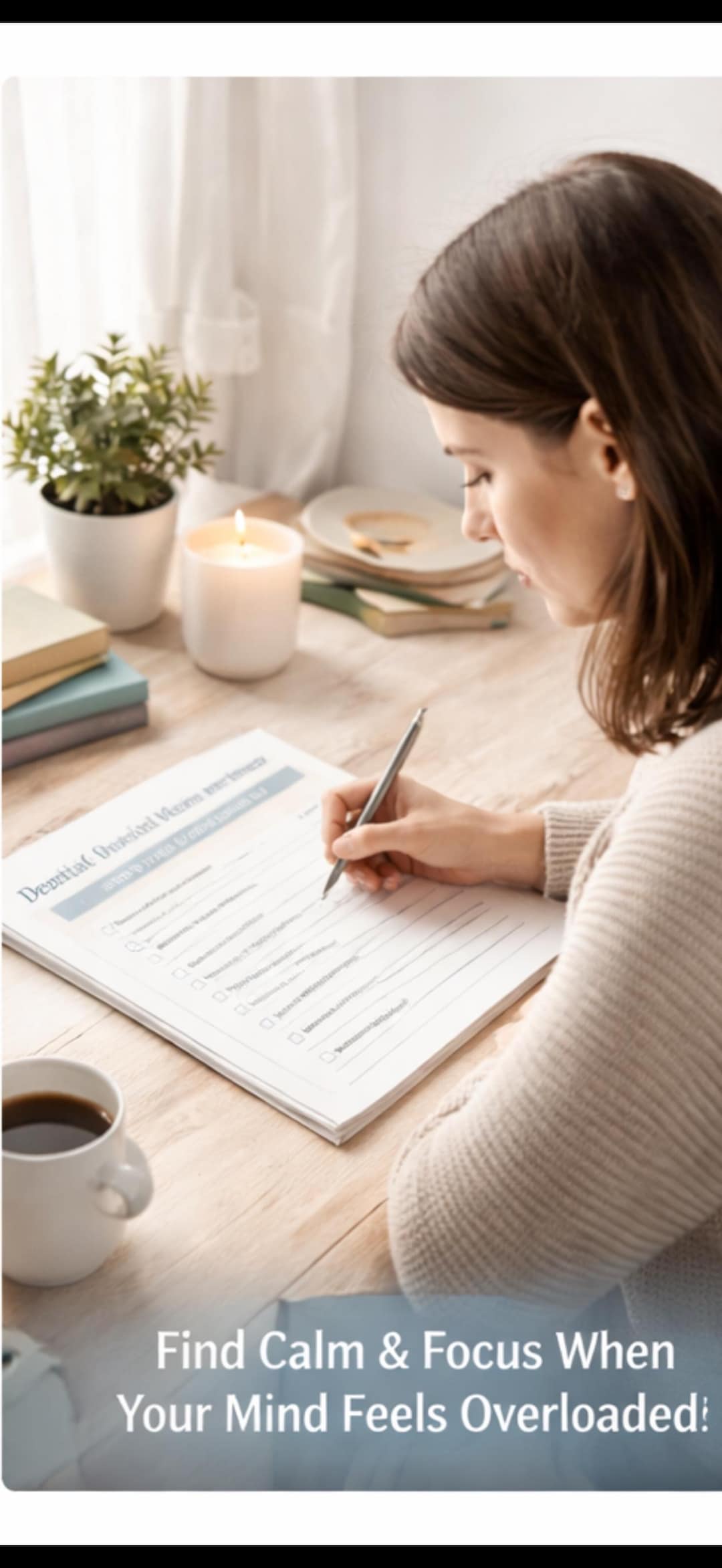 Clearing Confusion Worksheet – Mental Clarity Reset to Organize ...