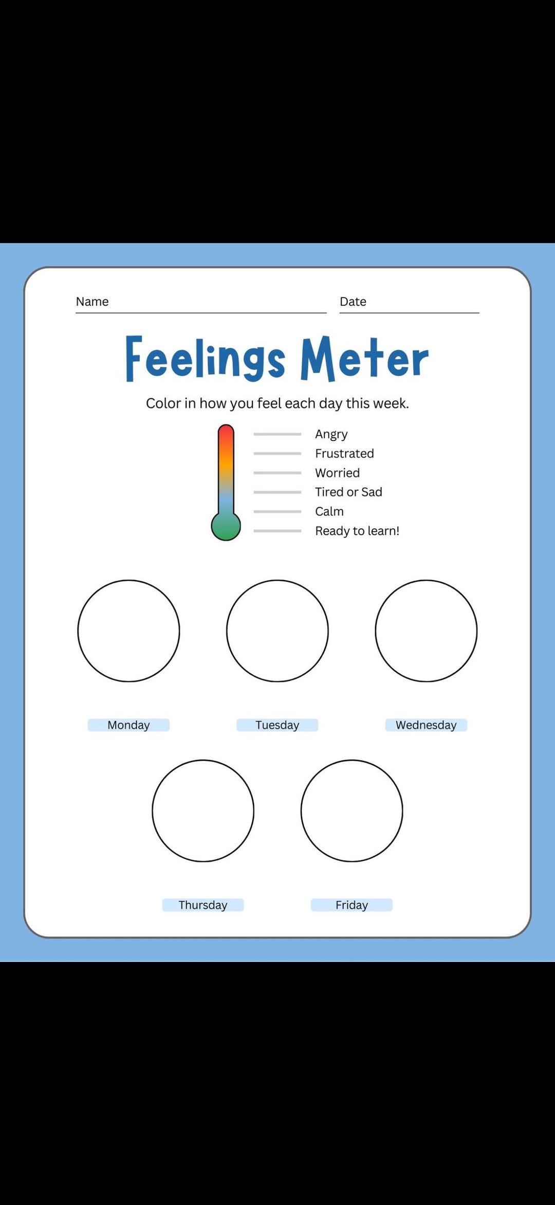 Emotional Stability Worksheet | Stay Steady When Emotions Shift | Calm ...