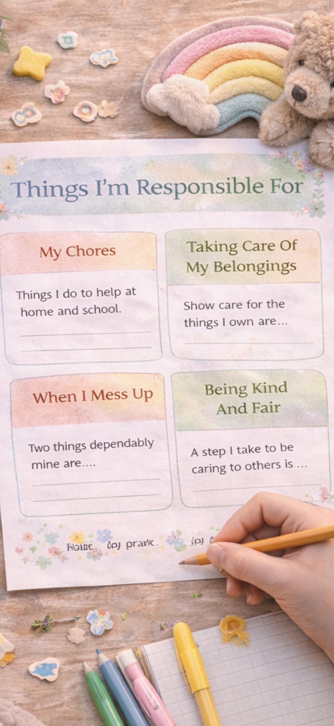 From “I Can’t” to “I Did It” – Kids Responsibility Growth Printable - Etsy