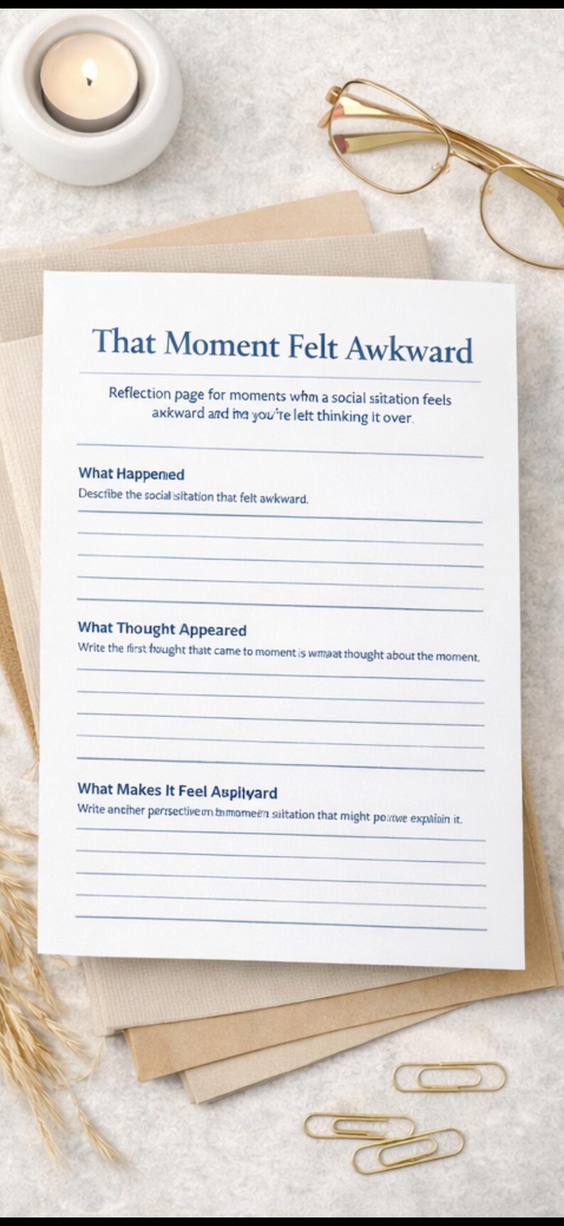 Why Did That Feel so Weird – Social Interaction Reflection Worksheet ...
