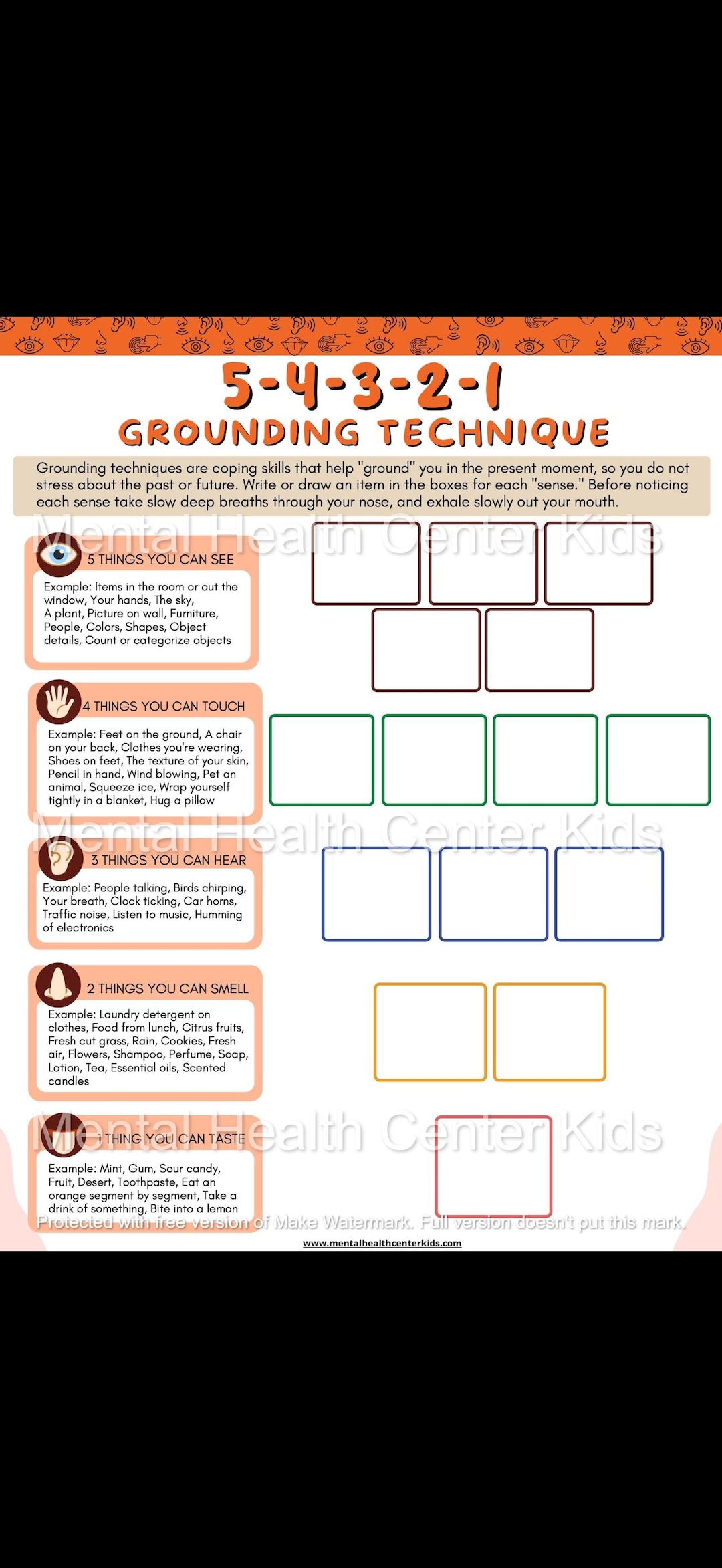 Trauma Safe Grounding Weekly Reset | Safety & Stability Worksheet PDF ...